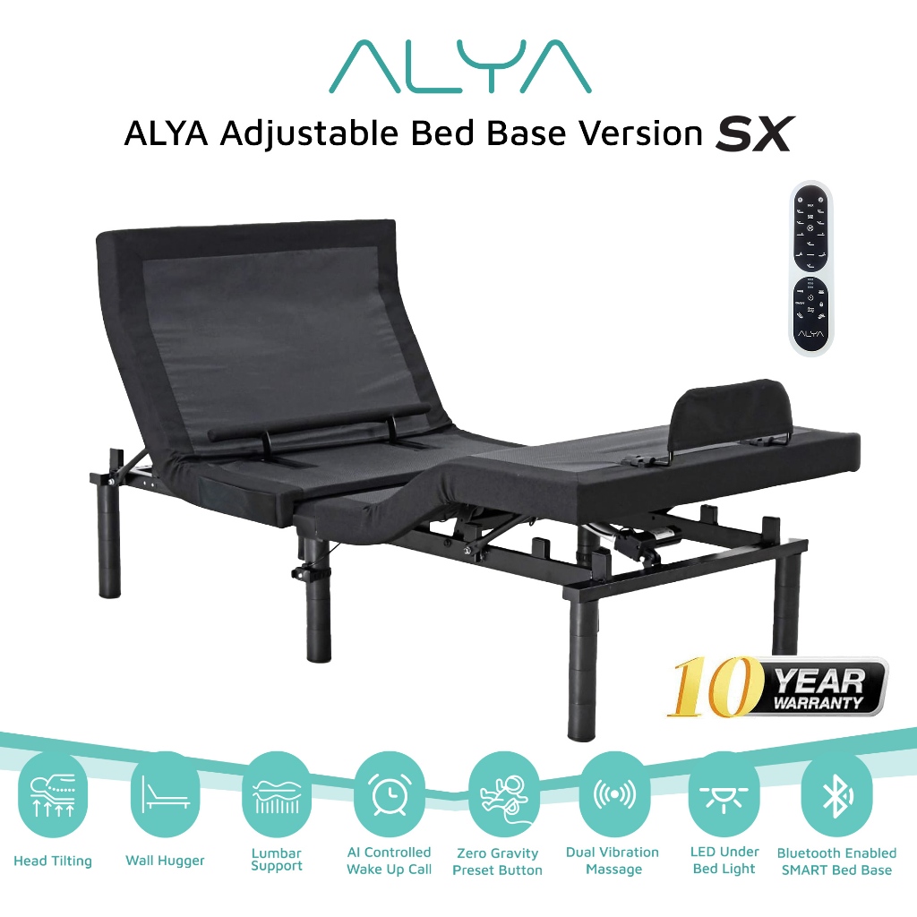 ALYA® Adjustable Bed Base Version SX | Shopee Singapore