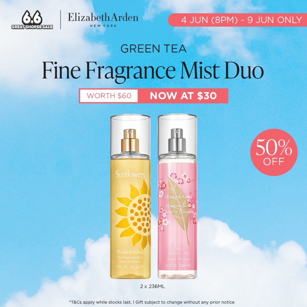 [Exclusive 6.6 | 5 (8PM) - 8 June] Elizabeth Arden Green Tea Cherry ...