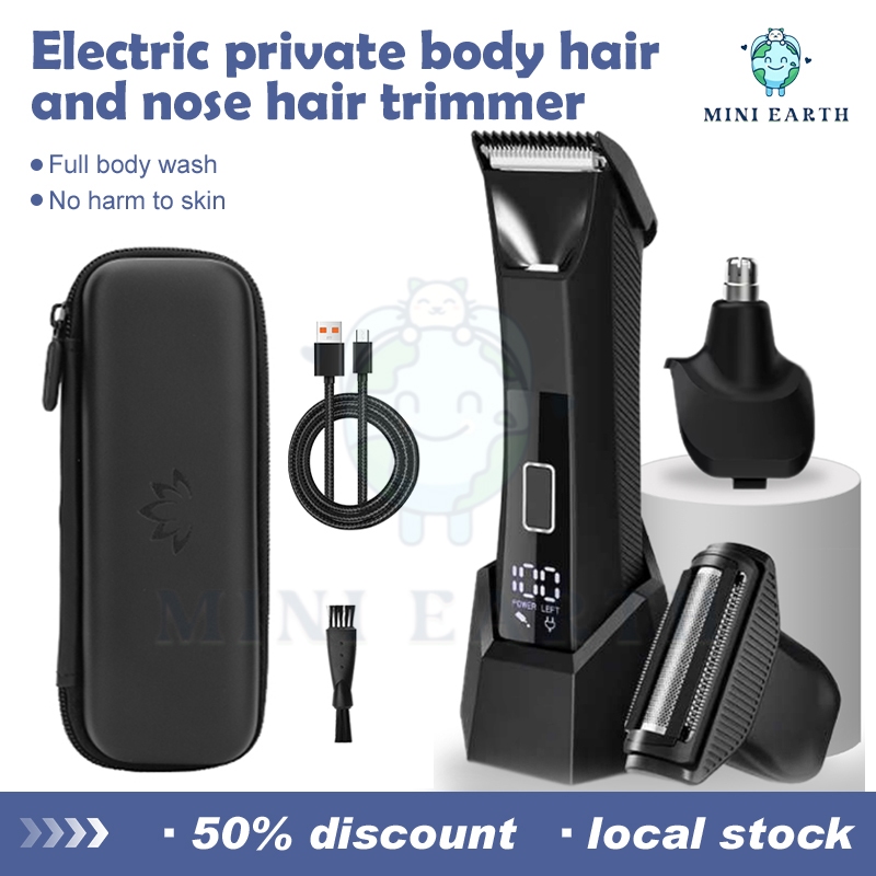 Manscaping Electric Shaver, Body & Groin Shaver | Beard Hair Trimmer ...