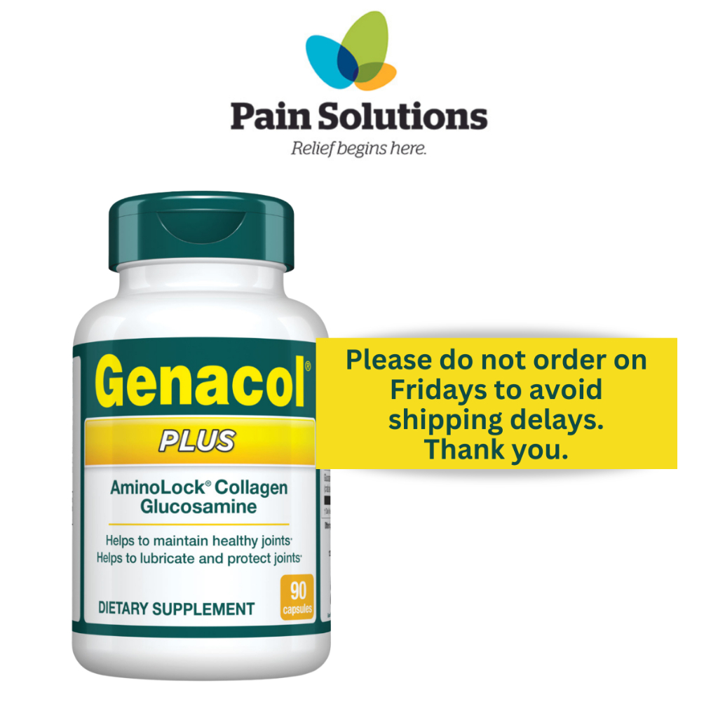 Genacol Plus 90 caps (x1 Bottle) - AminoLock Collagen + Glucosamine HCL ...