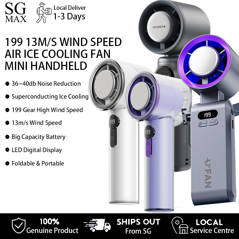 Y27 199 Gears Handheld Fan mini Cool Fan SS026 Portable Turbo Fans Hand ...