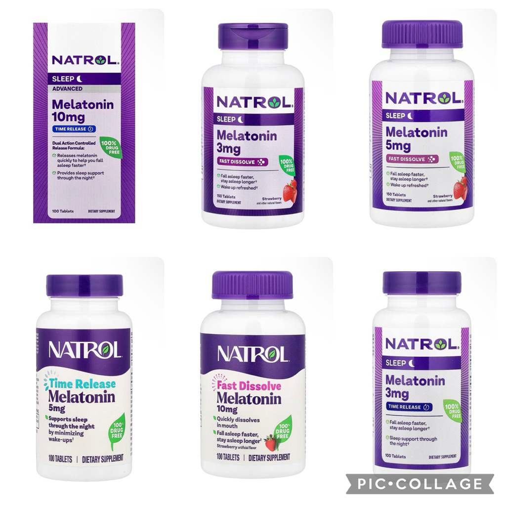 Natrol Melatonin Sleep Supplement ( 3mg / 5mg / 10mg ) | Shopee Singapore