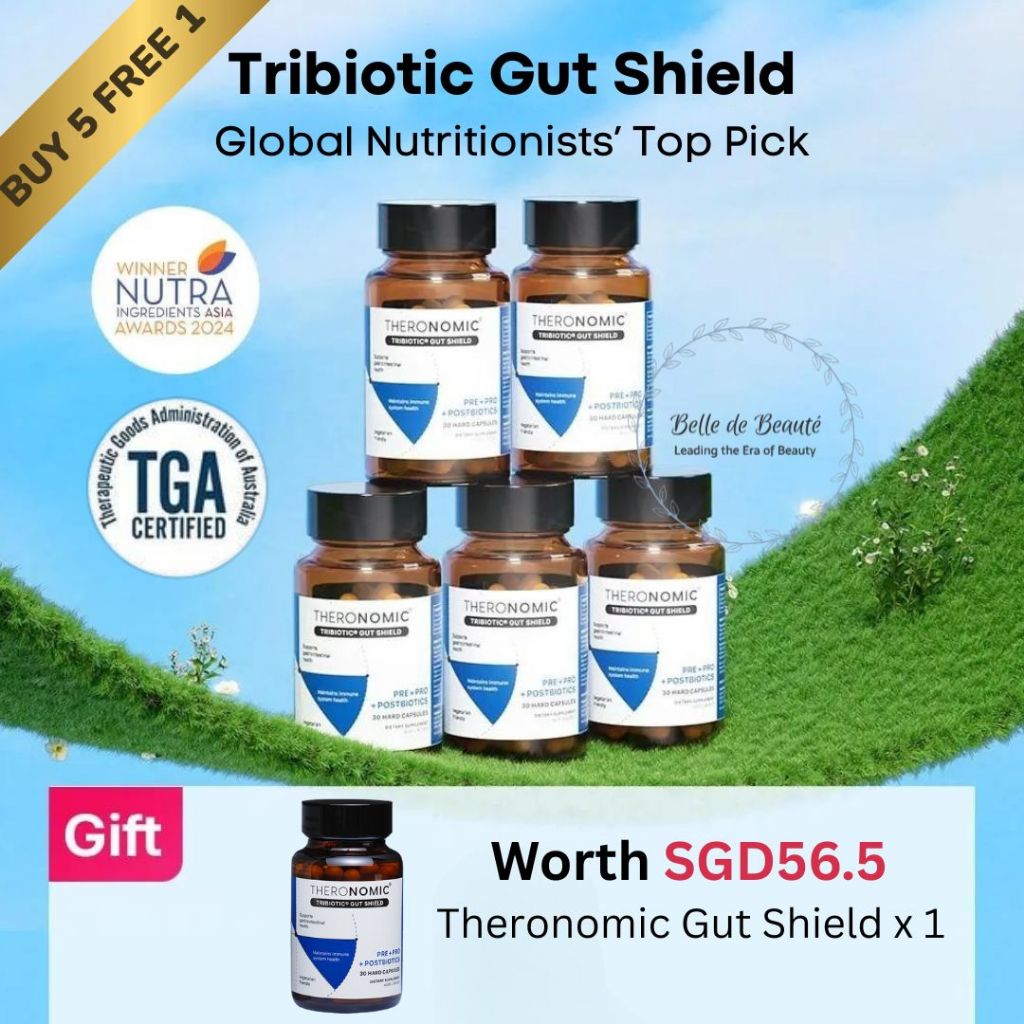 【Australia No.1】 Exp:06/26 Theronomic Tribiotic Gut Shield 【Support ...