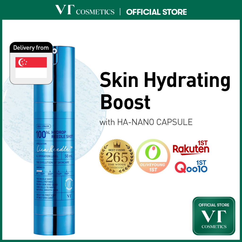 [VT] Hydrop Reedle Shot 100hL, 300hL, 700hL Moisturizing Booster, Deep ...