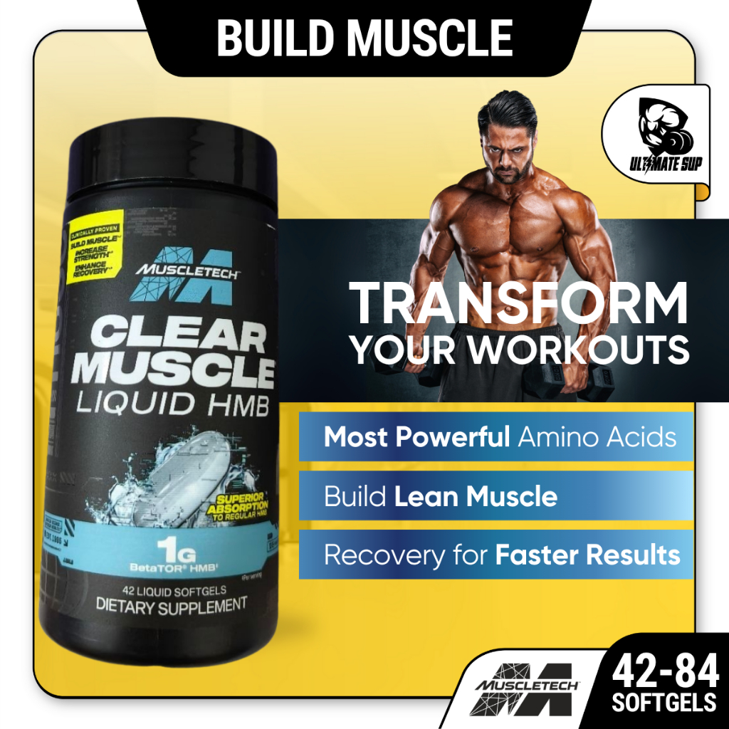 MuscleTech Clear Muscle, Post Workout, Build Lean Muscle, Accelerate ...
