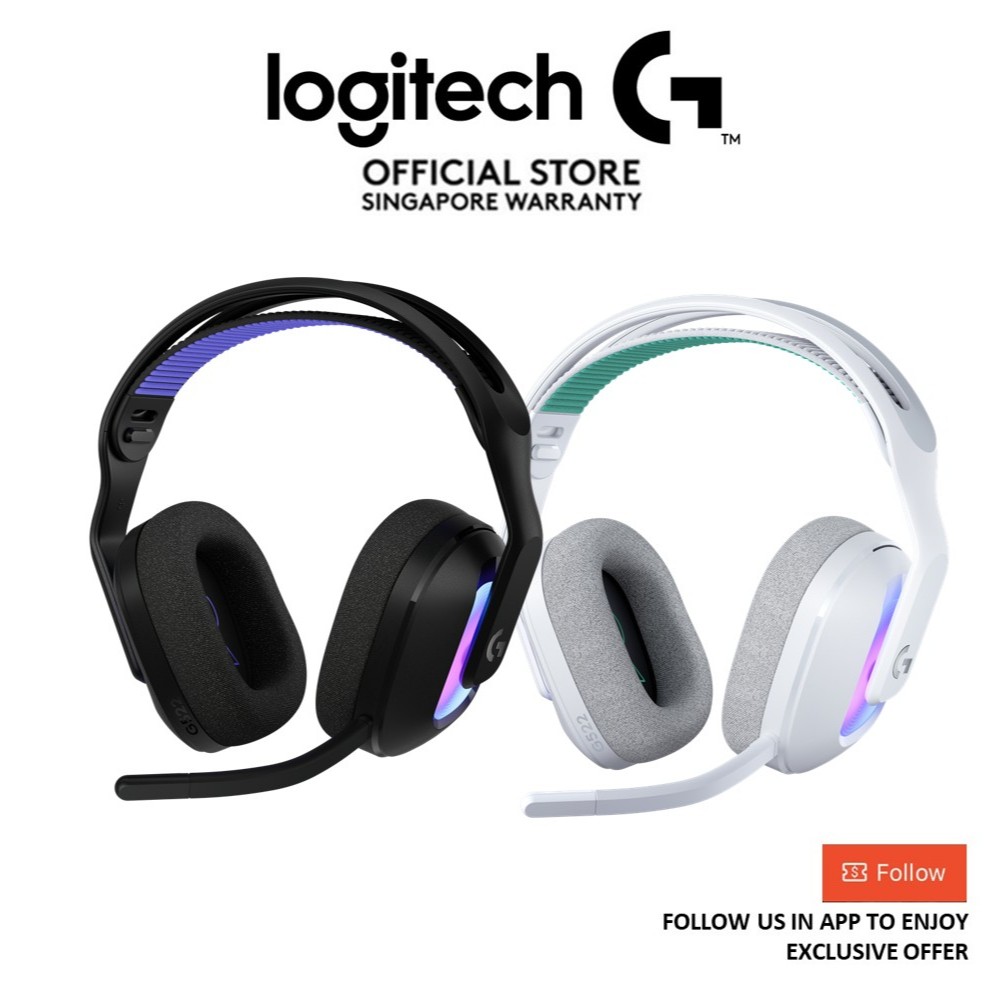 Logitech G522 Lightspeed Wireless Tri-Mode Gaming Headset with ...