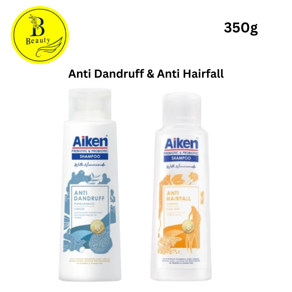 Aiken Anti Dandruff Shampoo/ Anti HairFall Shampoo | Niacinamide | Pre ...