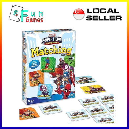 [SG Stock] Superhero Matching – Memory Card Game for Kids Family Fun ...