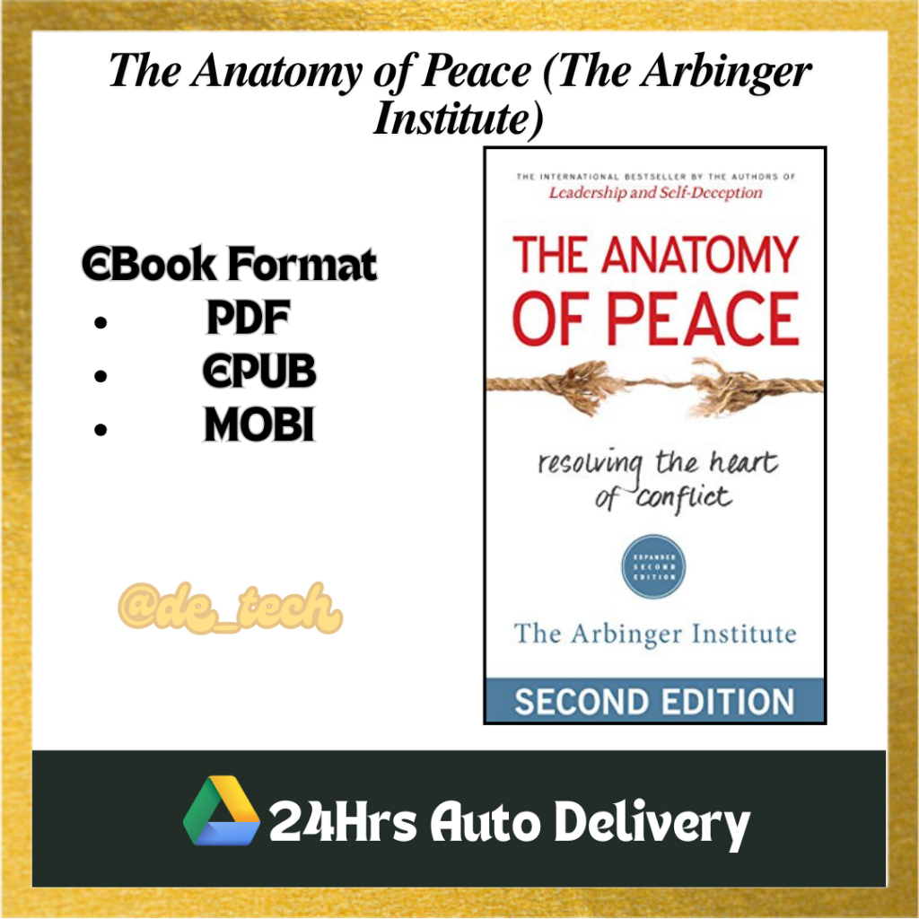 The Anatomy of Peace (The Arbinger Institute) | Shopee Singapore