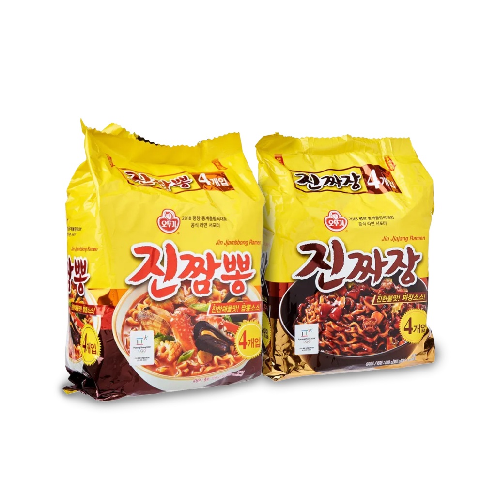 [OTTOGI] Korean Jin Jjajang (Black Bean) 540g/Jin Jjampong (Spicy Seafood) 520g | Shopee Singapore