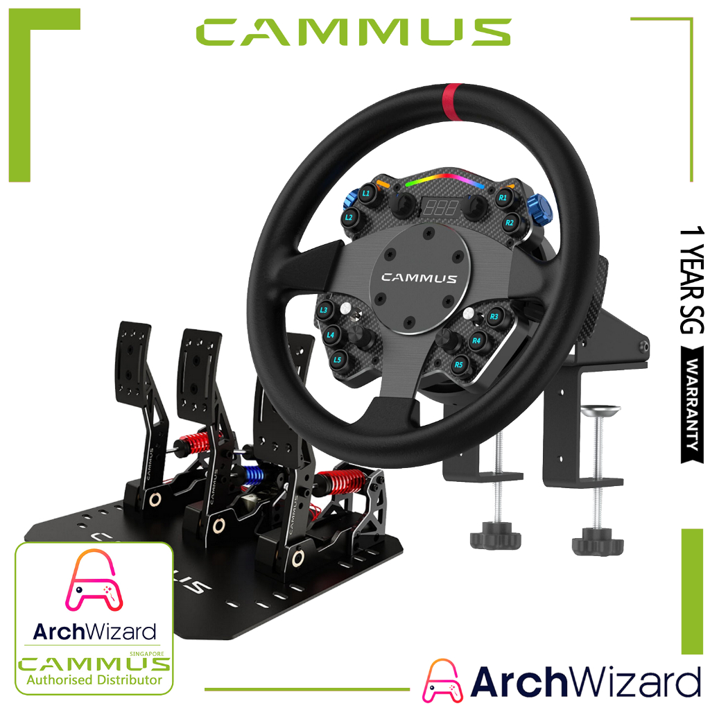 Cammus C12 Direct Drive Steering Wheel - C12 Driving Simulator Racing ...