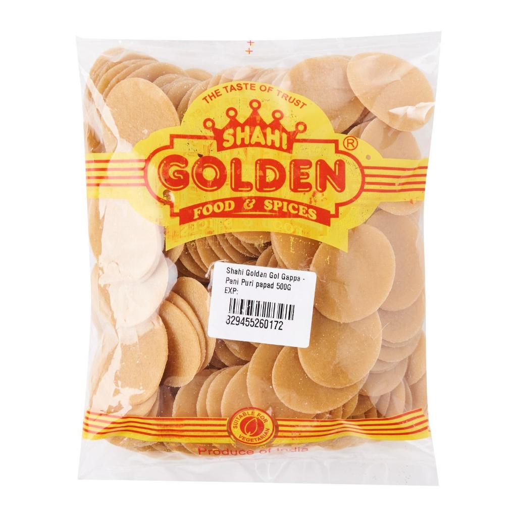 Shahi Golden Gol Gappa Pani Puri Papad 500G | Shopee Singapore