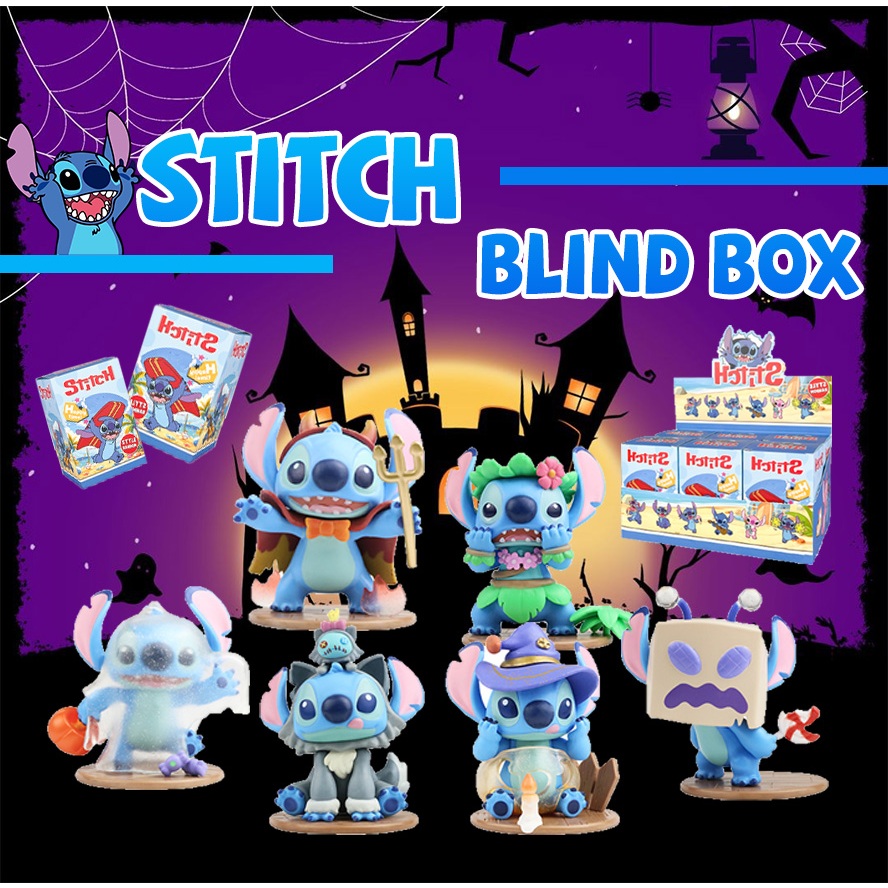 [Ready Stock] Stitch Blind Box Funny Trick Toy Figure Desktop ...