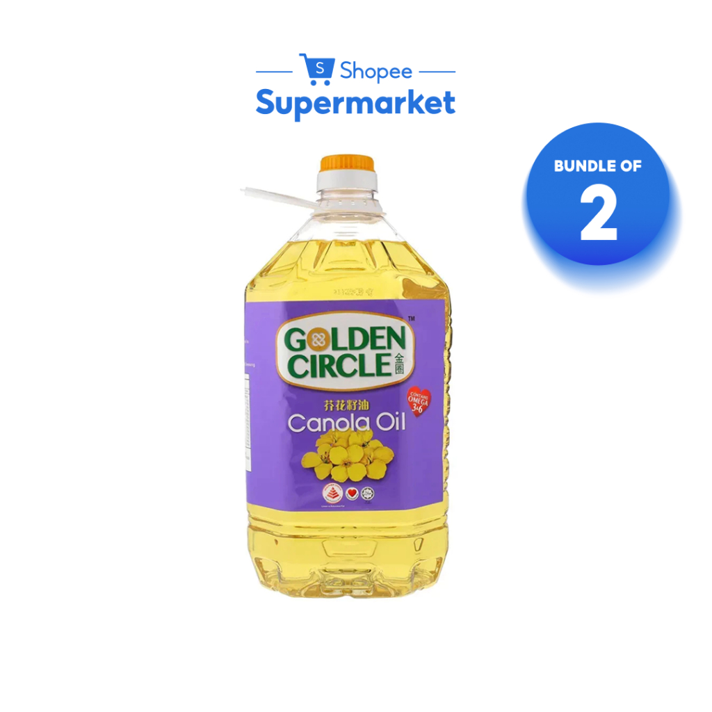 [Bundle of 2] golden circle Canola Oil (5L) | Shopee Singapore