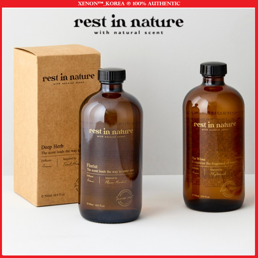 REST IN NATURE Diffuser refill 500ml+5 Fabric Sticks(30cm) | Shopee ...