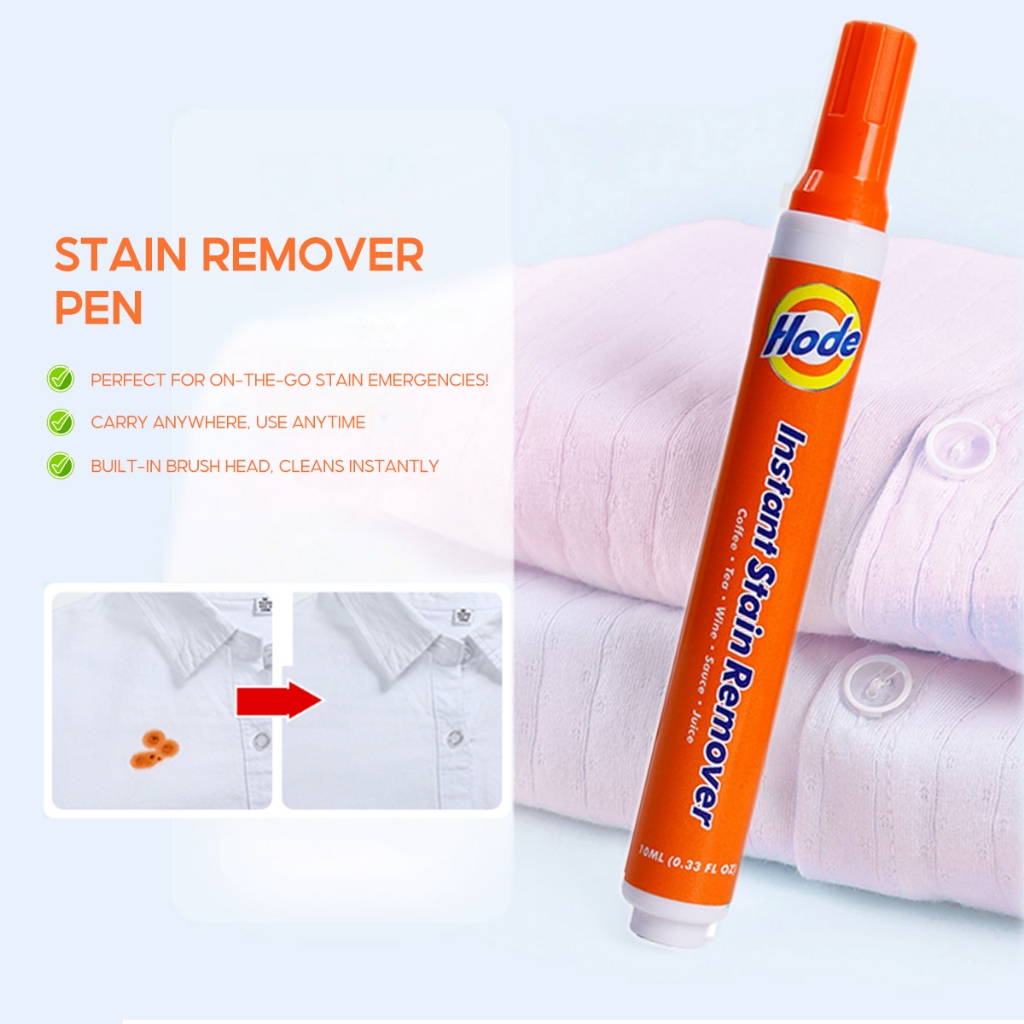 Portable Stain Remover Pen Fabric Clothing Cleaner For Instant Stain ...