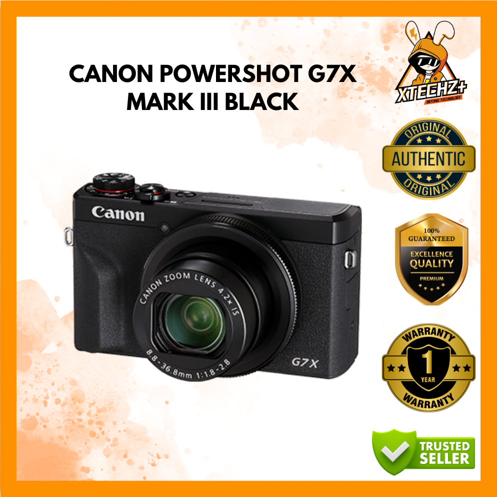 *Ready Stock* Canon PowerShot G7 X Mark III Digital Camera (Black) | Shopee Singapore
