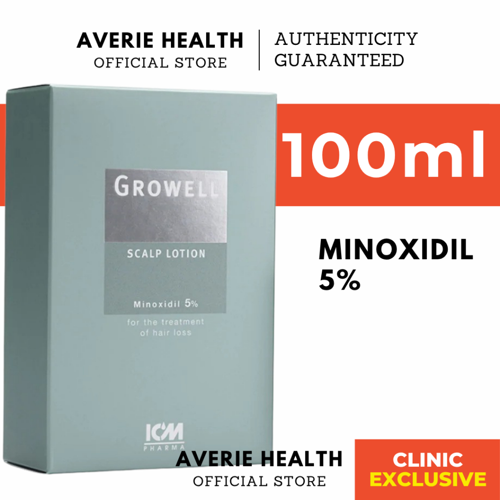 Growell 5% 100ml, 2% 60ml, 3% 60ml Scalp Lotion, Shampoo | Hair Growth ...
