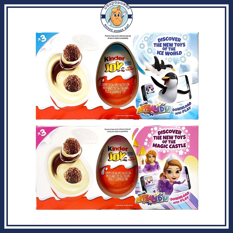Kinder Joy Chocolate Egg T3 | Shopee Singapore