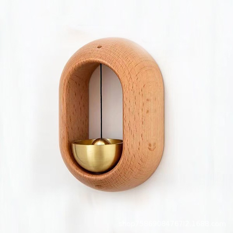 [SG] Wooden Door Bell Japanese Home Door Bell Magnetic Entrance ...