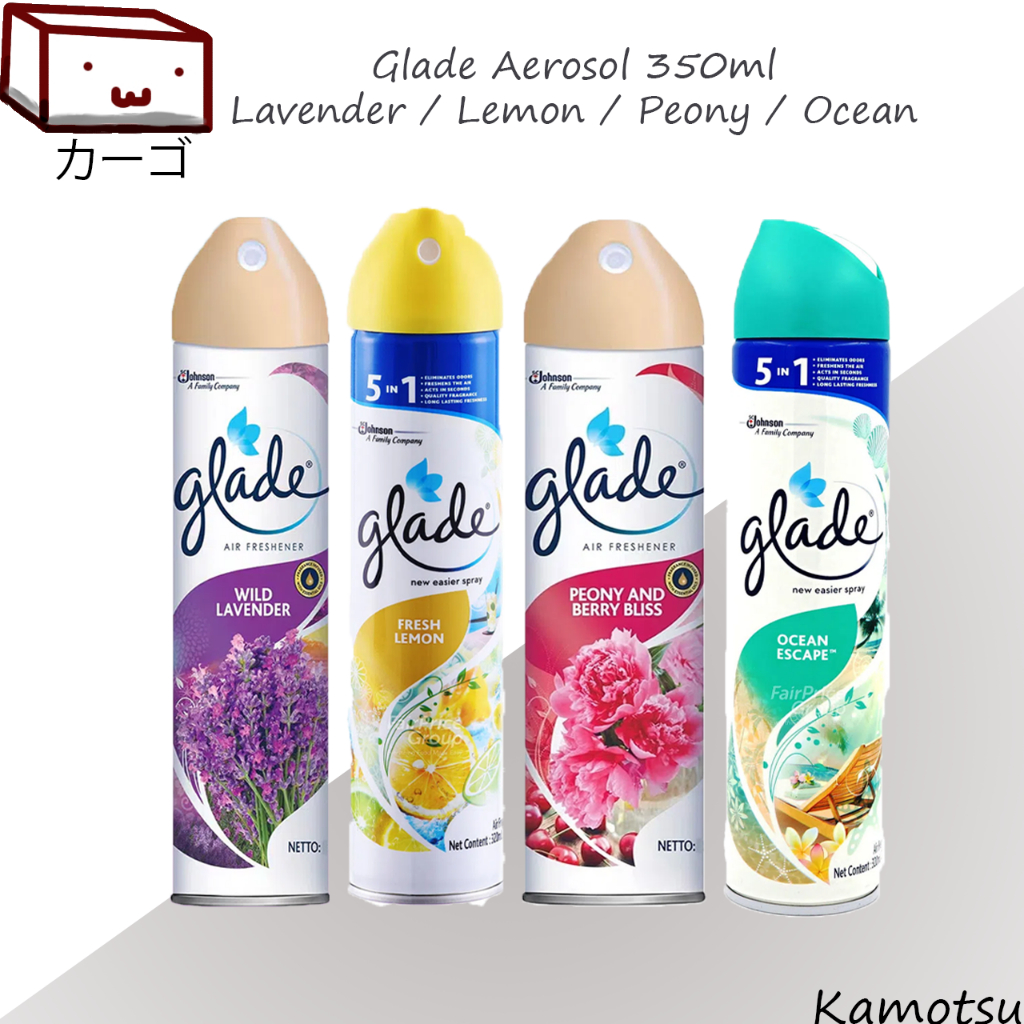 Glade Air Freshener Spray Fragrance Scent Spray Deodorizer Home | Car Ocean Peony Lemon Lavender ...