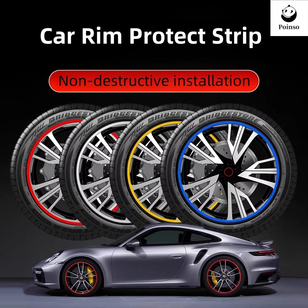 [SG] Car Rim Protect Strip Tire Protection Ring Anti-Collision Strip ...