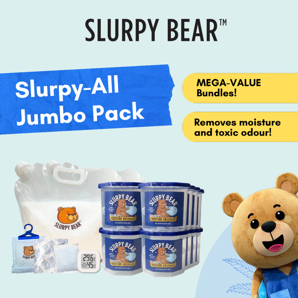 SLURPY BEAR Slurpy-ALL Jumbo Dehumidifier Refill | Eco-friendly ...