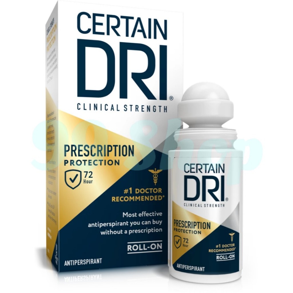 Certain Dri Clinical Strength Deodorant #1 Doctor Recommendation ...
