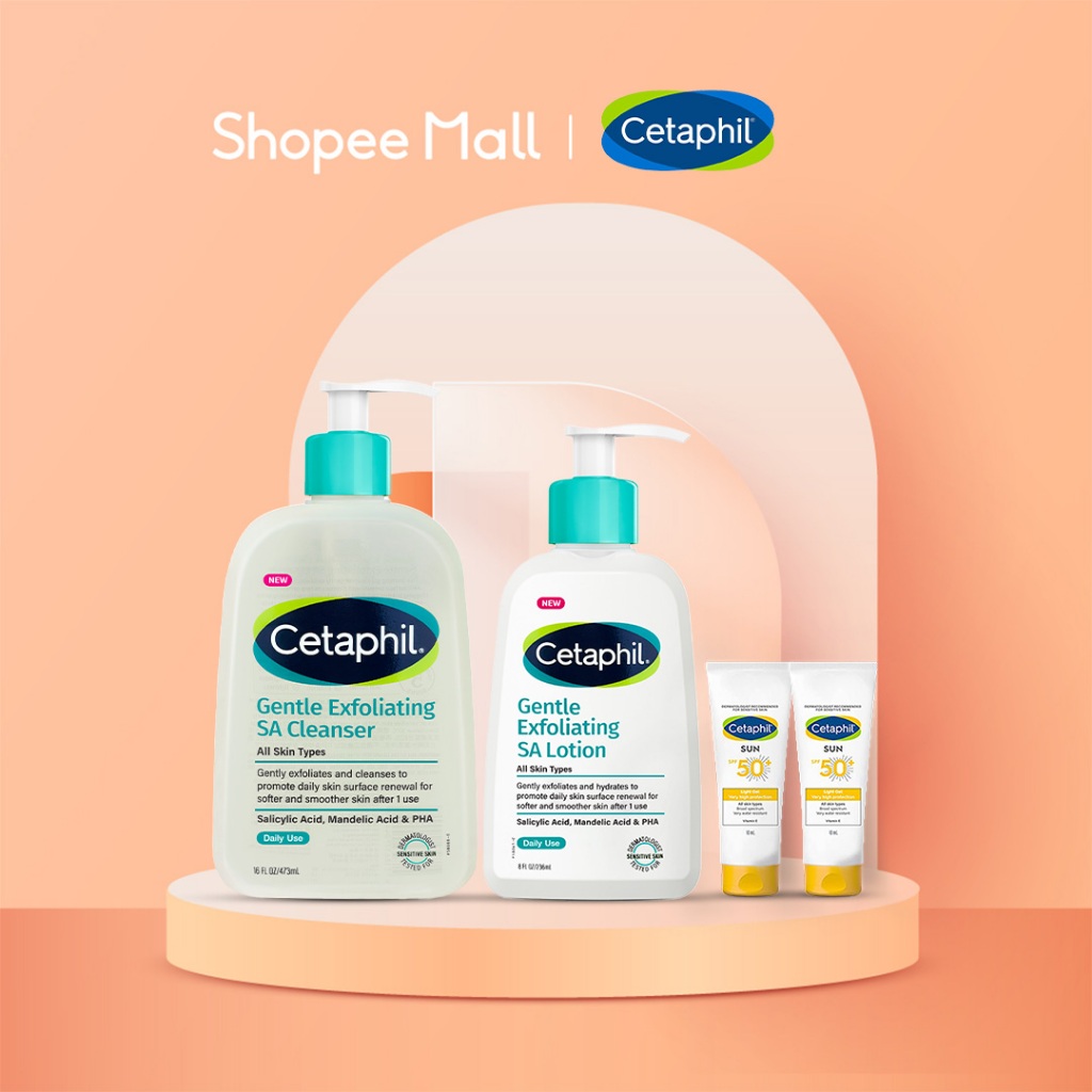 Cetaphil NEW SA LAUNCH EXCLUSIVE BUNDLE | Shopee Singapore