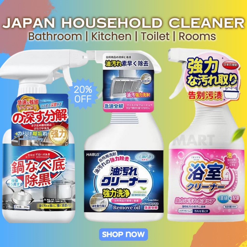 Japan Cleaner Spray Limescale Cleaner Mold Remover Bathroom Cleaner ...
