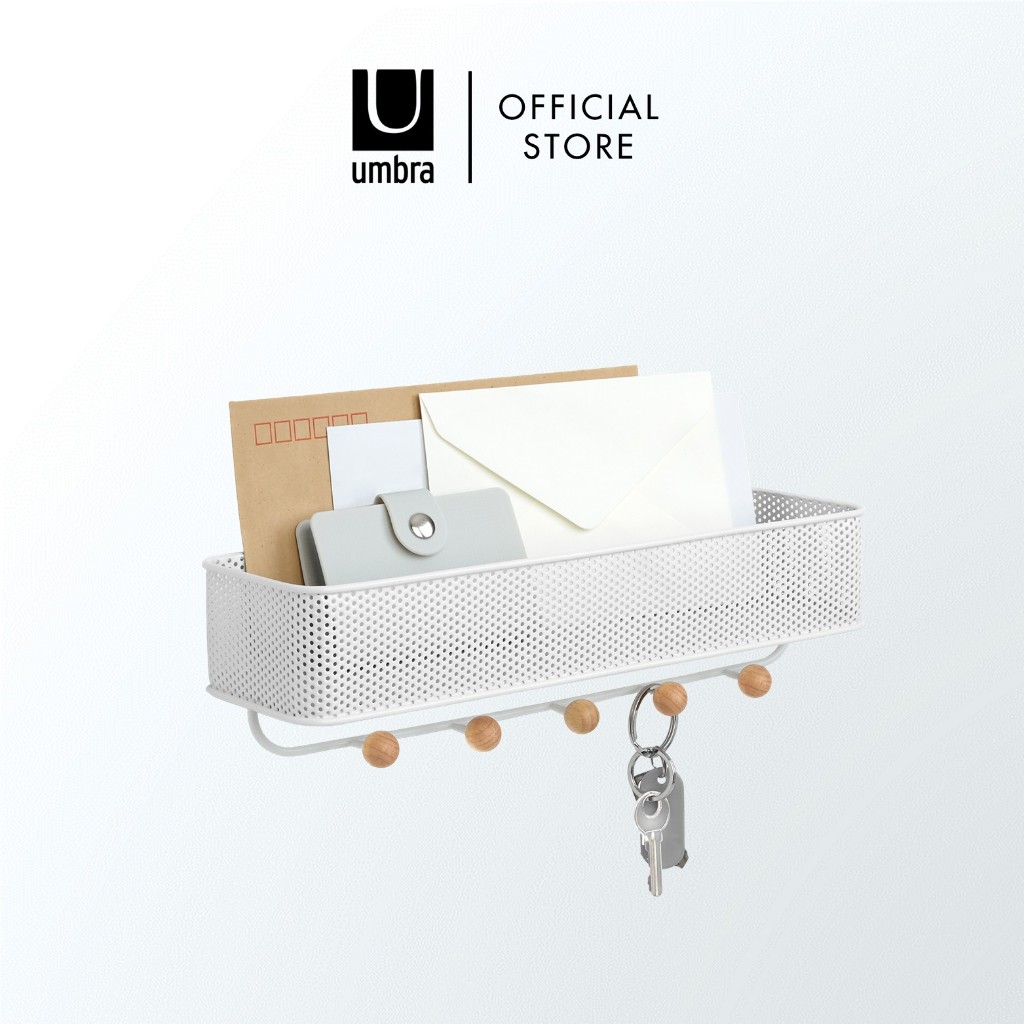 Umbra Estique Storage Organizer with 5 Hooks | Shopee Singapore