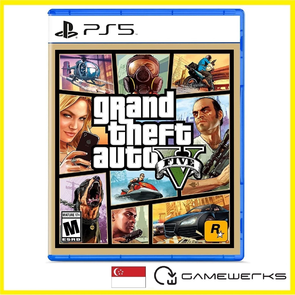 PS5 Grand Theft Auto V Game Disc | Shopee Singapore