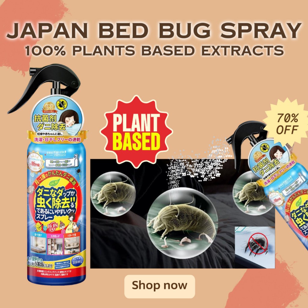 Japan Plants Extracts Bed Bug Spray & Dust Mite Spray Control Spray ...