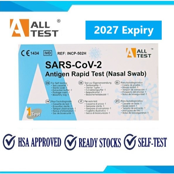 (2027 Expiry) Covid Test Kit , Covid 19 Test Kit, 1 Test Per Box ...