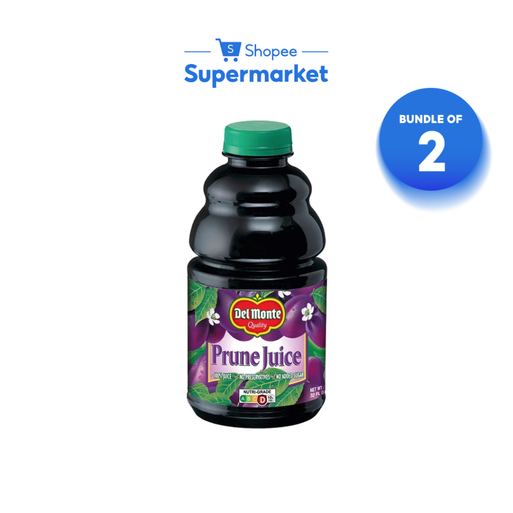 [Bundle of 2] Del Monte Premium Prune Juice (946ml) | Shopee Singapore