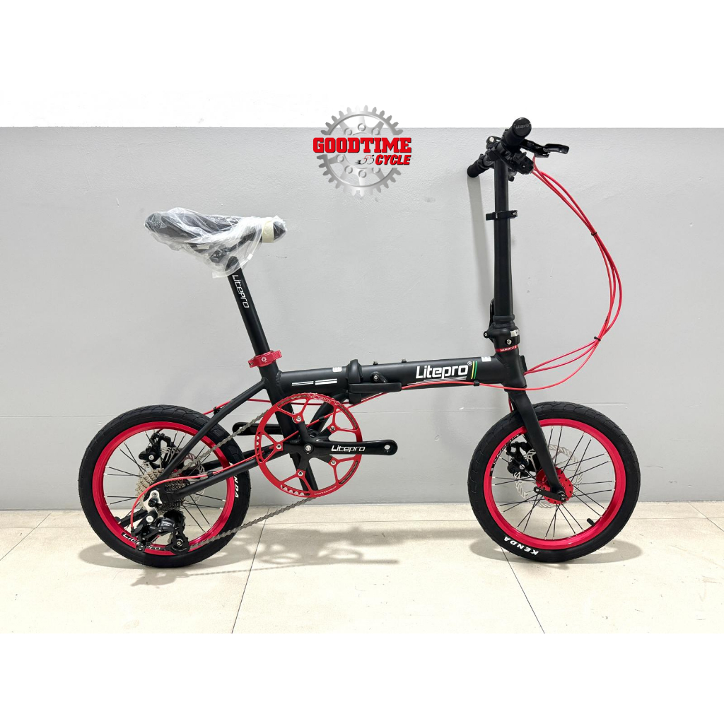 Litepro 16" 10speed Ultralight Folding Bike Bifold Foldie Foldable ...