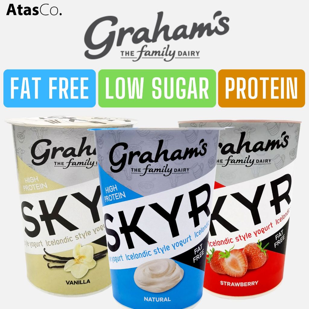 Grahams Family Dairy High Protein Skyr Icelandic Style Yogurt 450g ...