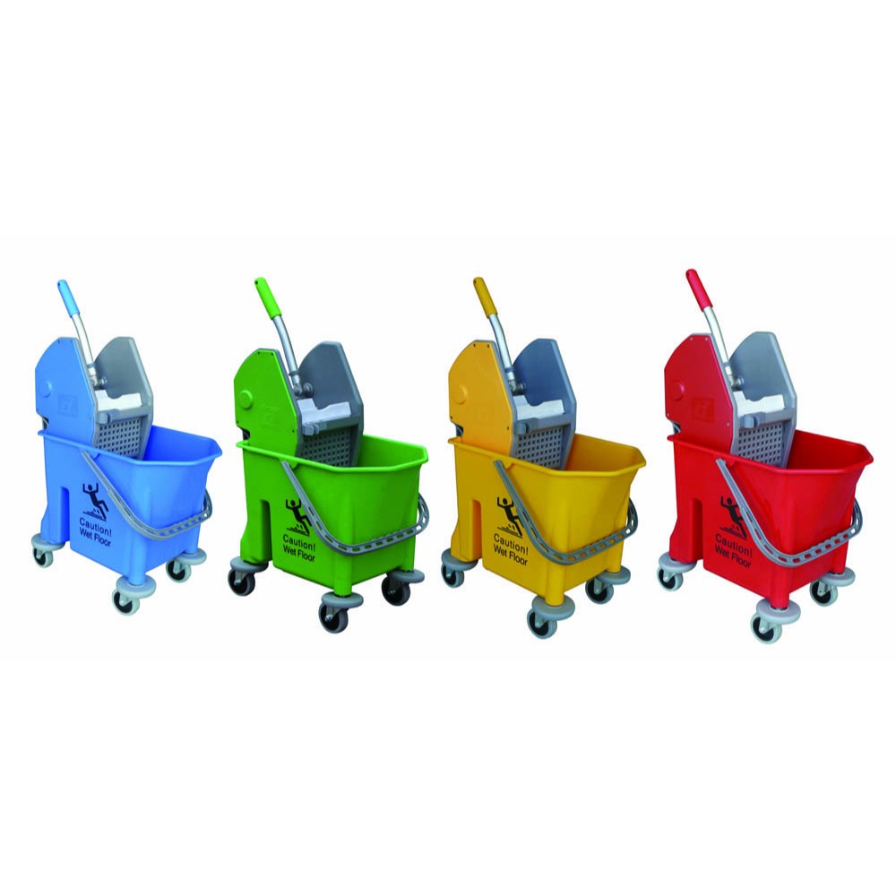 Home Essential DIVERSEY Taski Wringer mop Trolley Single Bucket 25L ...