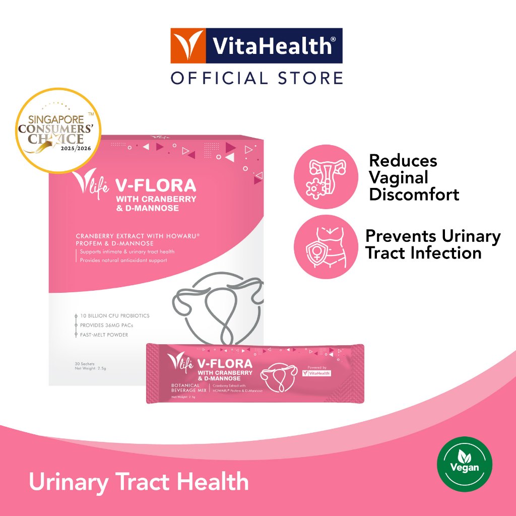 Vlife VFlora with Cranberry & D mannose [EXP 02-2027] - support ...