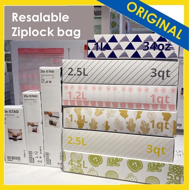ikea zip lock bag Food Storage Bag | Resealable Bag | Food-Grade ...