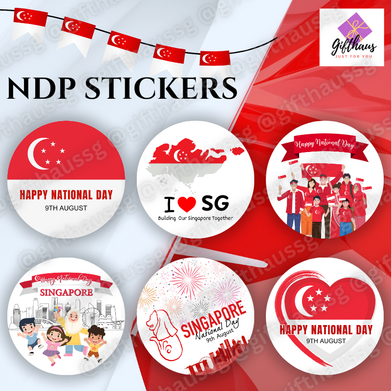 Singapore National Day SG60 NDP Stickers Personalised Custom Sticker ...