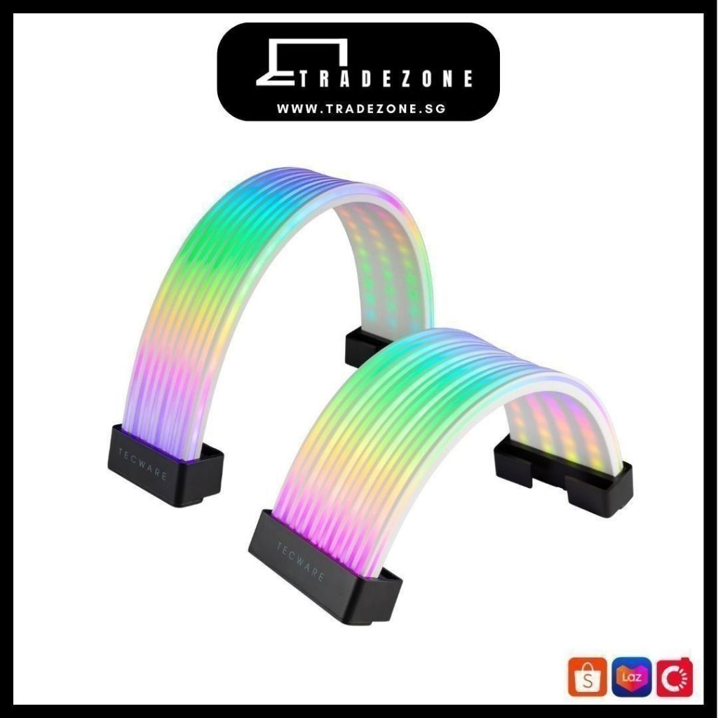 Tecware FLEX RGB 24p+GPU (Black/White) | Shopee Singapore