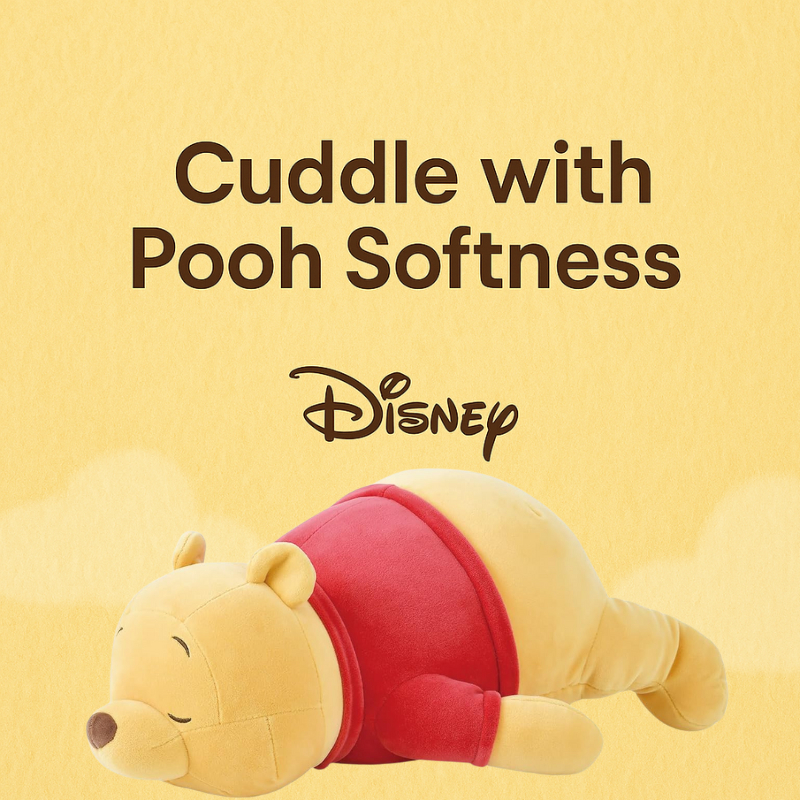 Disney Pooh Hug Pillow S Size – Soft Plush Cushion 35cm | Mochi-Style ...