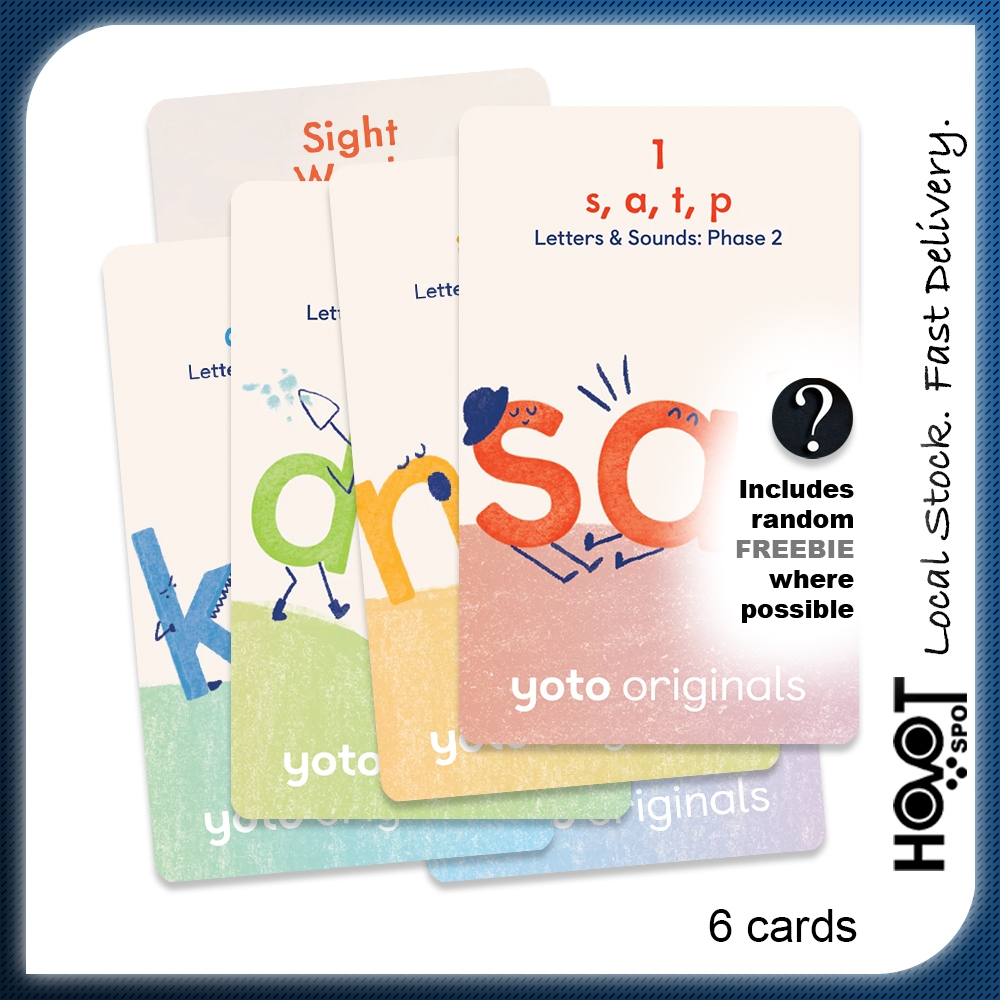 Yoto Card Phonics Letters and Sounds Phase 2 kids education toys ...