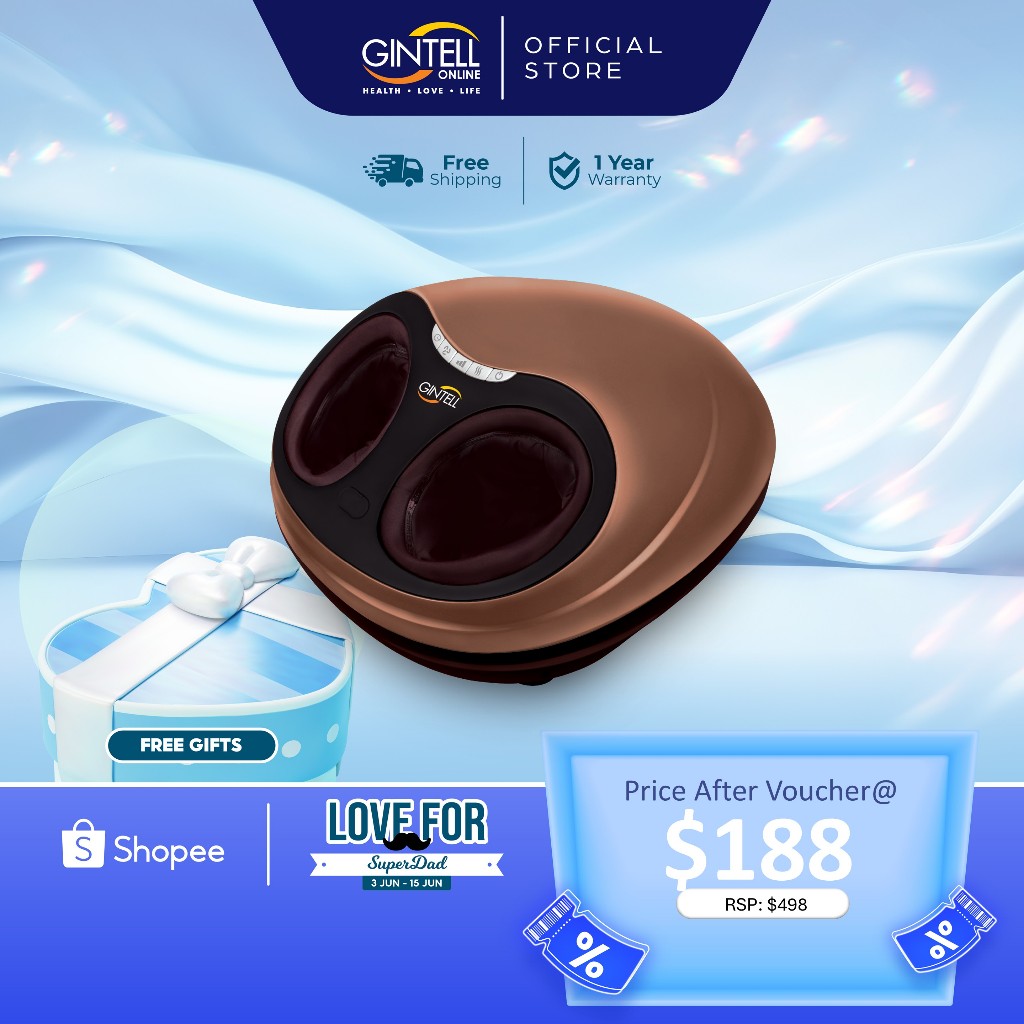 GINTELL G-Beetle EZ Foot Massager | Shopee Singapore