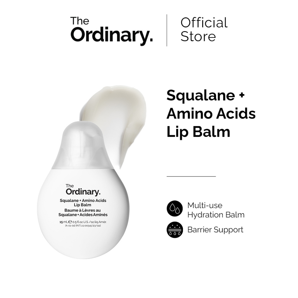 The Ordinary Squalane + Amino Acids Lip Balm 15 mL | Moisturizing Balm ...