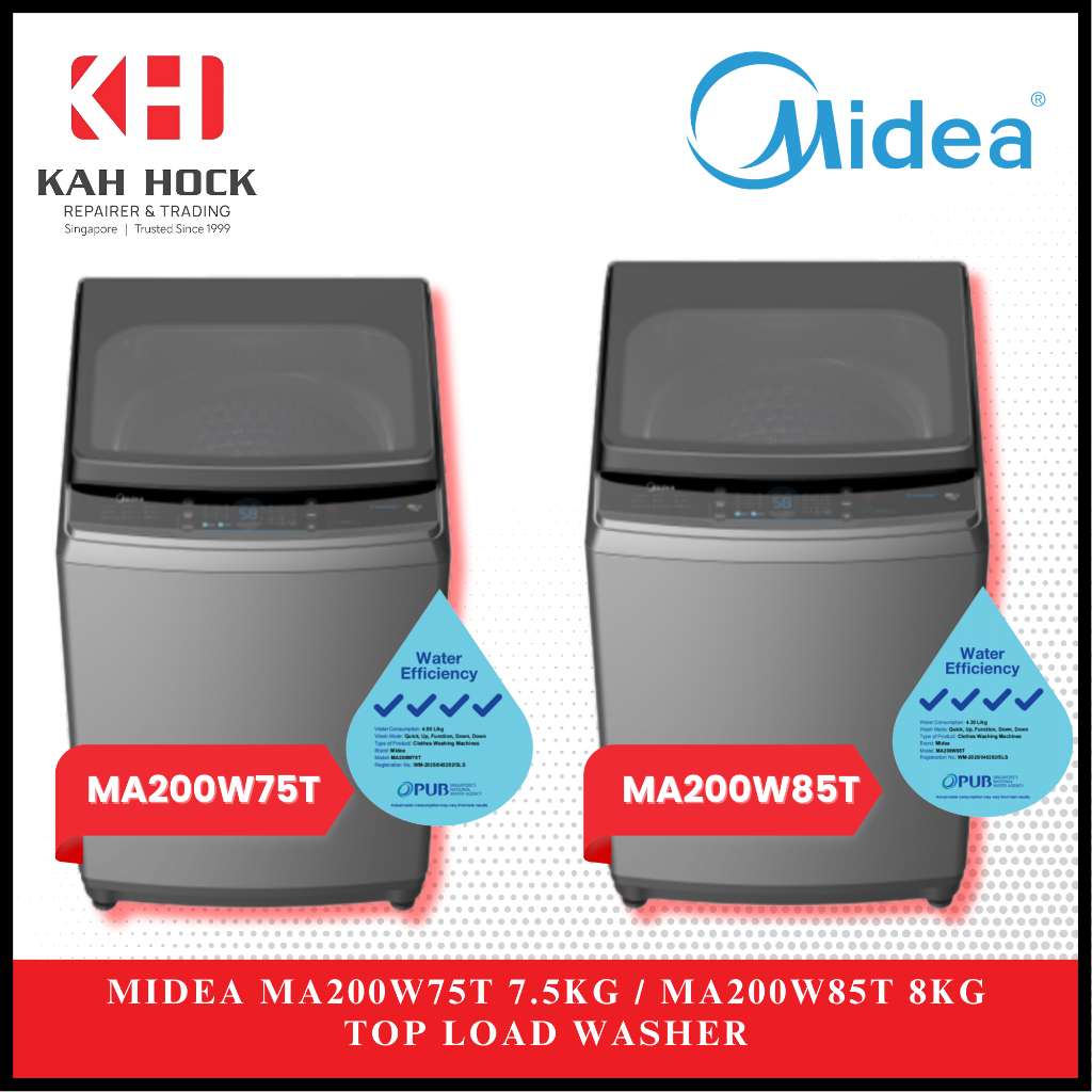 * CAN USE CLIMATE / CDC * MIDEA MA200W75T 7.5KG / MA200W85T 8KG ...