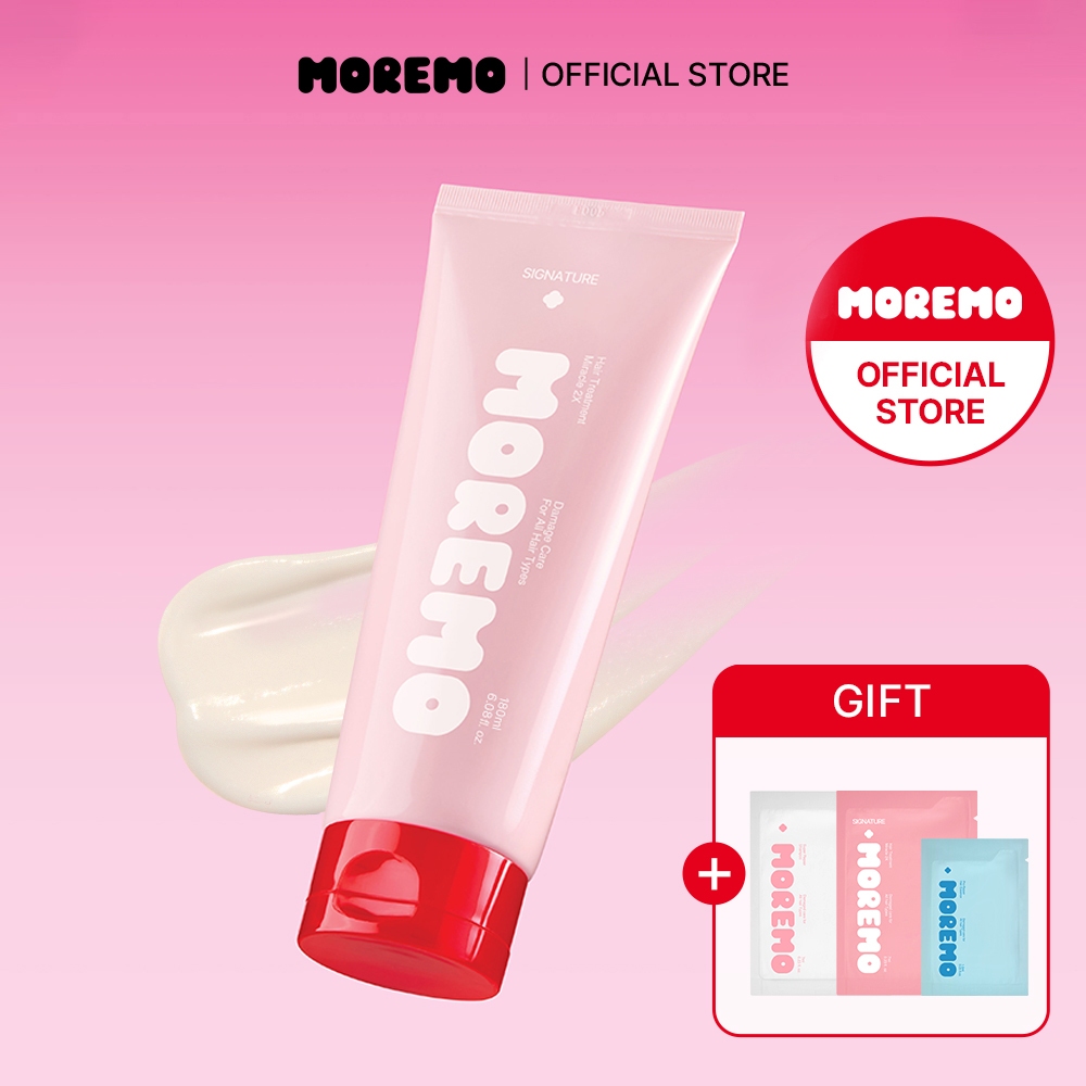 MOREMO Hair Treatment Miracle 2X 180ml / 480ml (signature floral Original Scent)(Gift 3 free ...