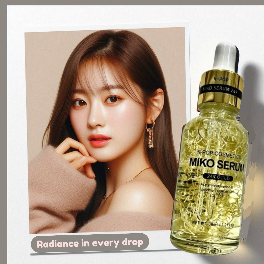 K-Pop Miko 24K Gold Powder Super Serum – Glow Like a K-Star! Premium ...