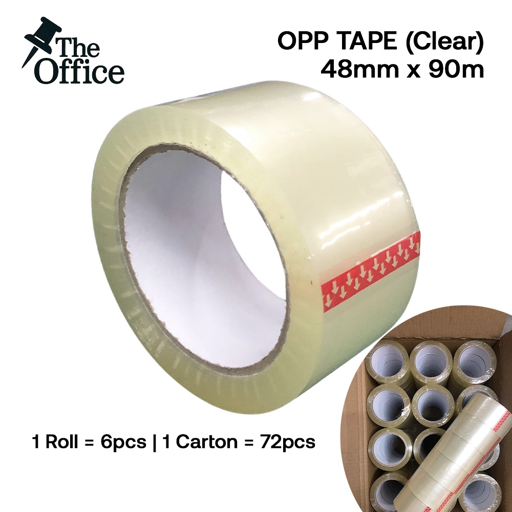 High Quality OPP Tape 48mm x 90m, Clear for Packing (1 Sealed Bundle ...